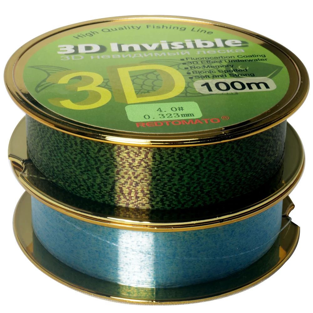100M-Invisible-Fishing-Line-Nylon-Coating-Leader-Lure-Fluorocarbon-Line ...