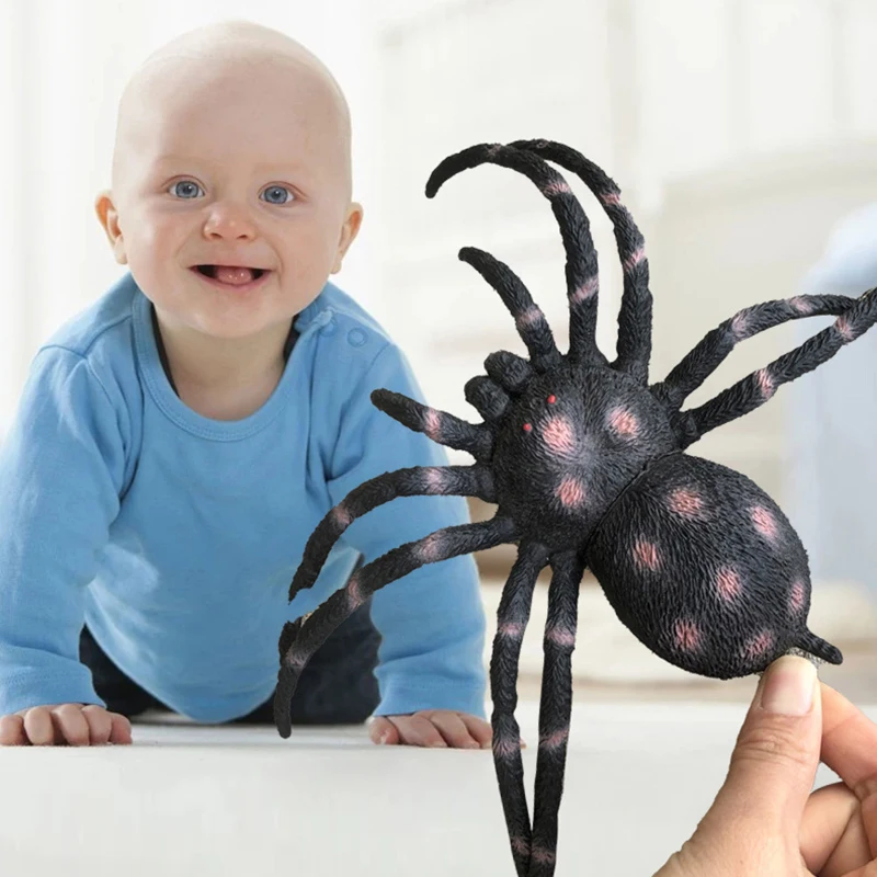 20cm-Prank-Tricky-Scary-Reptile-Patterned-SpiderHalloween-Simulation ...