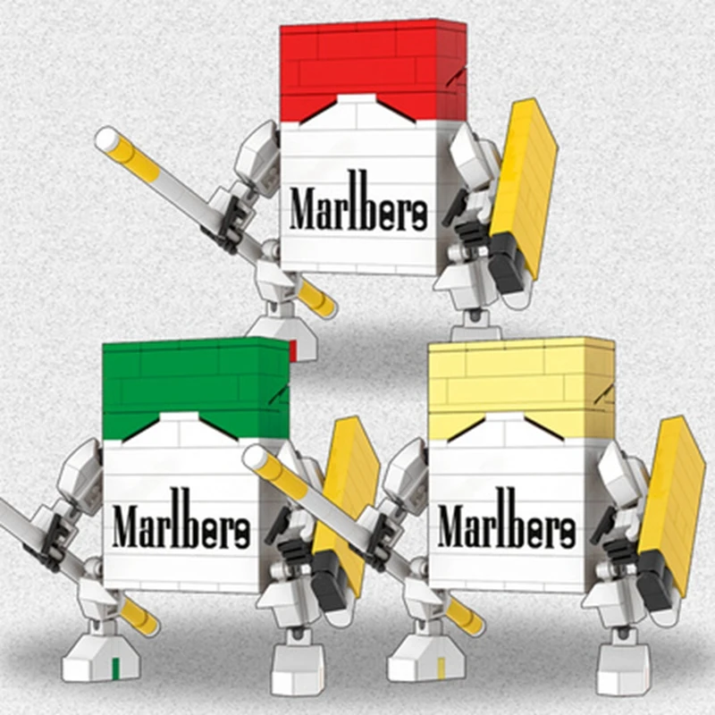 Creative-Ideas-Cigarette-Mecha-Robot-Figures-Bricks-MOC-Set-175PCS ...