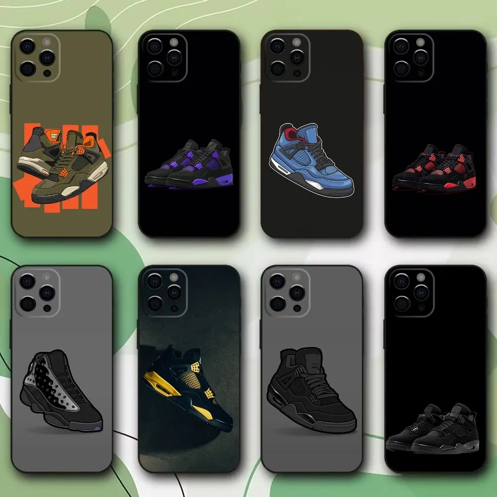 Shoes Sports Basketball Phone Case For iPhone 16,15,14,13,12,11,Pro,X ...