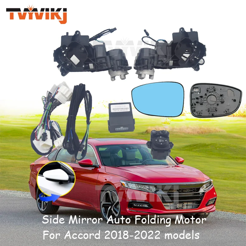 Side-Rearview-Mirror-Auto-Folding-Motor-Upgrade-kit-Module-For-Honda ...
