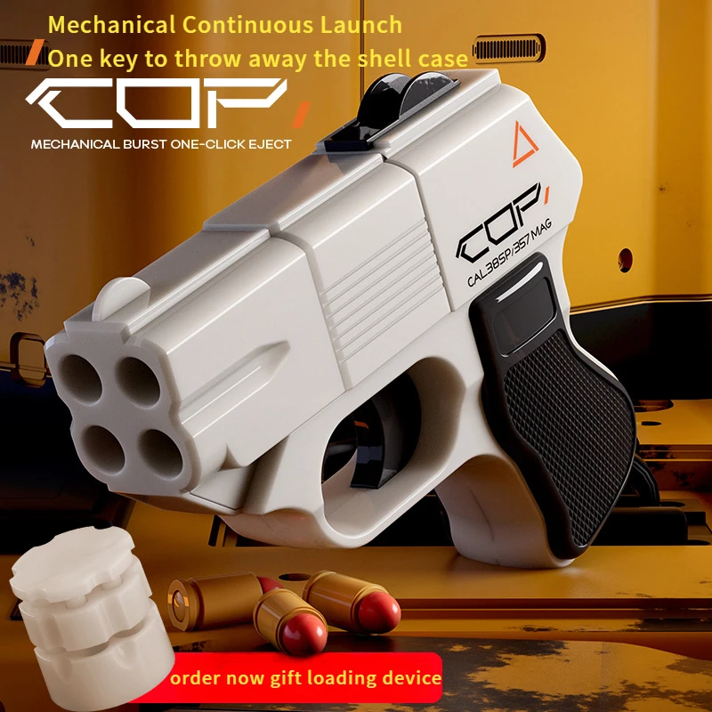 COP-357-Shell-Ejection-Soft-Bullet-Toy-Gun-Manual-Paintball-Pistol-with ...
