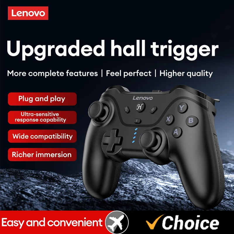 Choice Lenovo P01 Wired Gamepad 5-mode Adjustable Double Shock Turbo ...