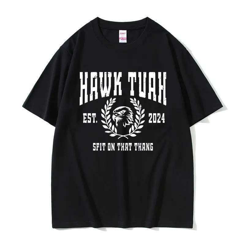 Hawk-Tuah-Spit-on-That-Thang-Funny-Meme-T-shirt-Fashion-Brand-Men-s ...