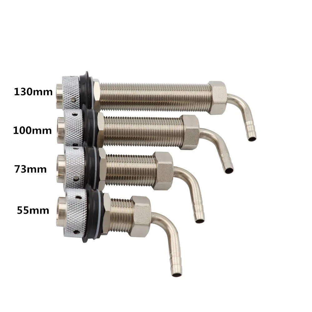 Beer Tap Faucet Shank With 8mm Barber Elbow, Chrome Plate Brass Shank ...