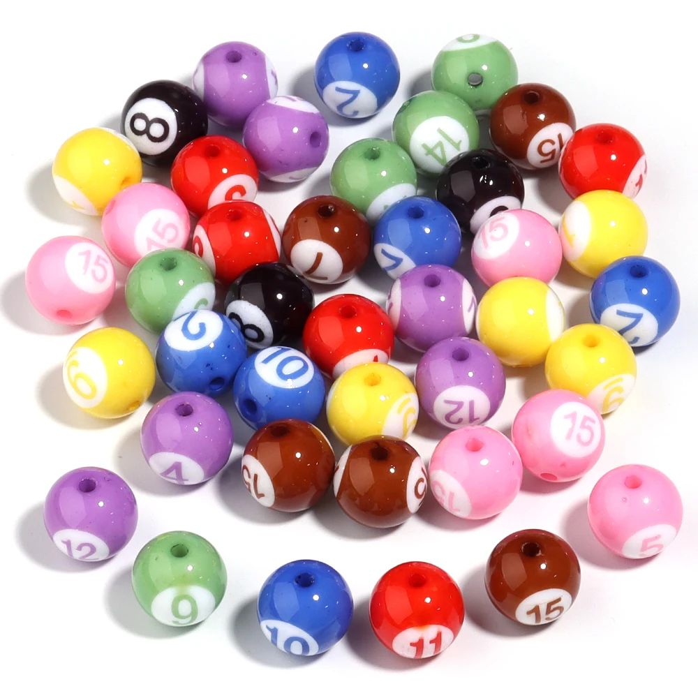 8-colors-16mm-Round-Acrylic-Big-Hole-Billiards-Ball-Loose-Spacer-Beads ...