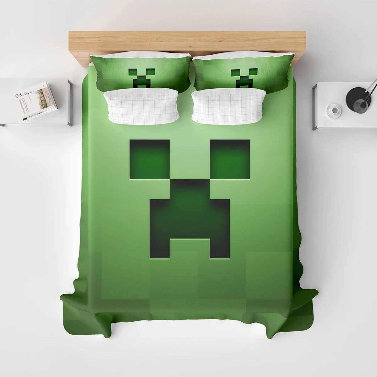 Pictures Of Minecraft Creeper Bed Set