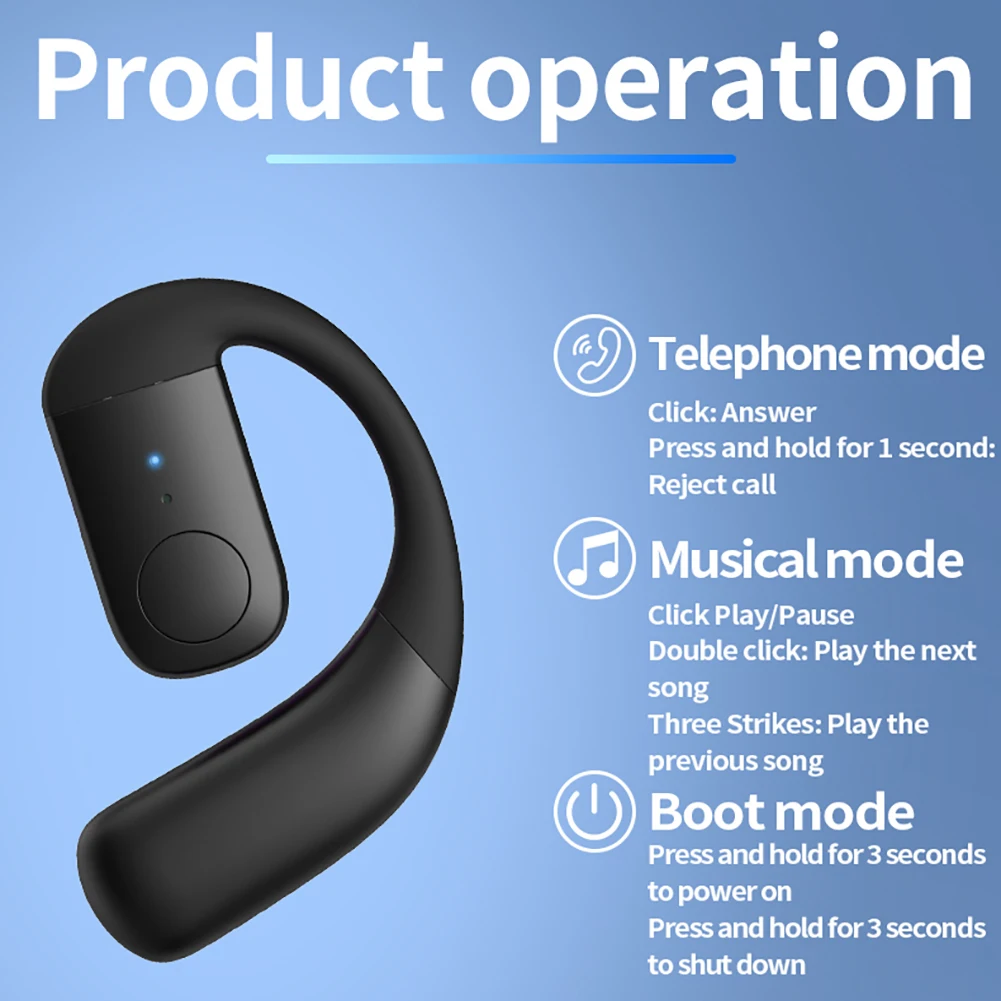 Wireless-Bluetooth-Headset-Waterproof-Noise-Cancelling-LED-Earbuds-Air ...