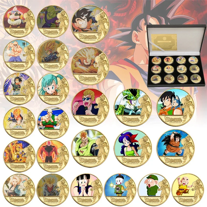 Dragon-Ball-Gold-Plated-Gold-Coin-Son-Goku-Vegeta-Commemorative-Coins ...