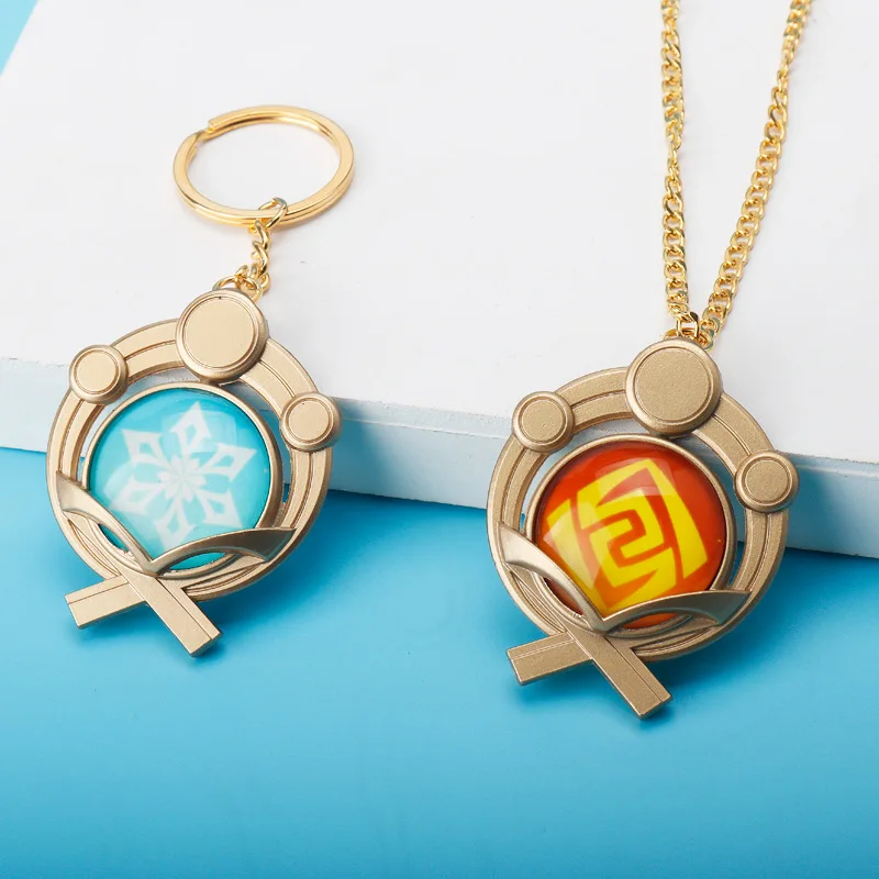 Genshin Impact Key Chains Jewelry | Genshin Impact Vision Necklace ...