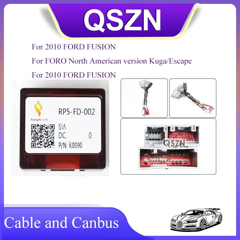 QSZN Canbus Box FD-SS-02/RP5-FD-002 For 2010 FORD FUSION/FORO North ...
