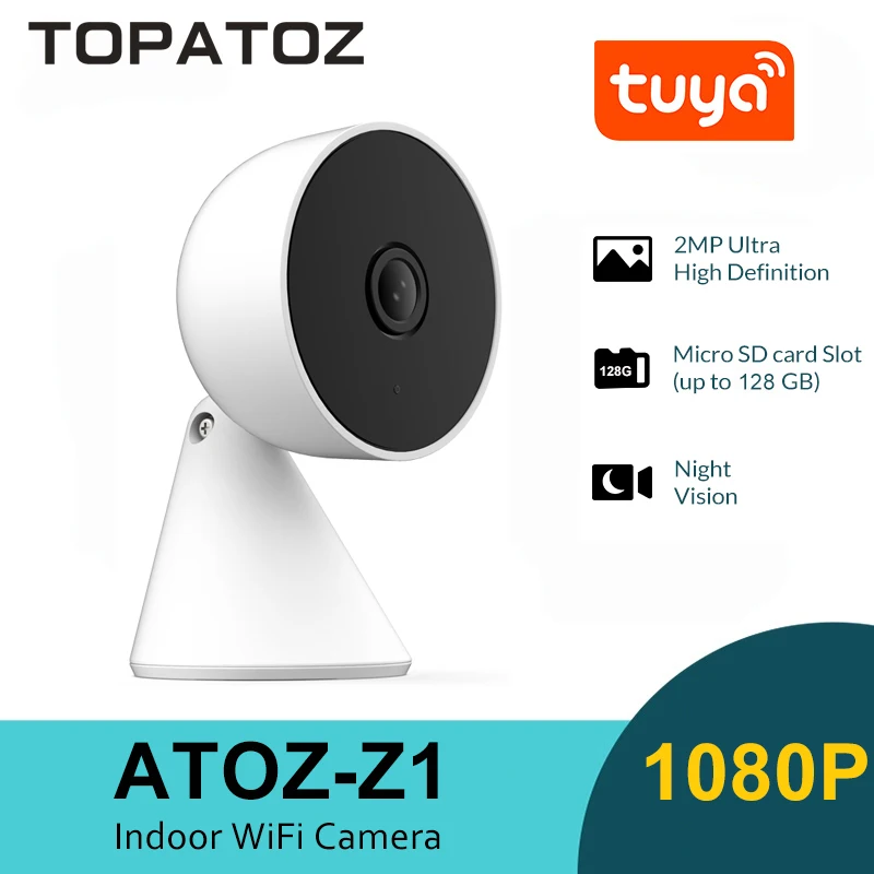 TOPATOZ-Tuya-2MP-WiFi-IP-Camera-1080P-HD-Humanoid-Detection-Two-Way ...
