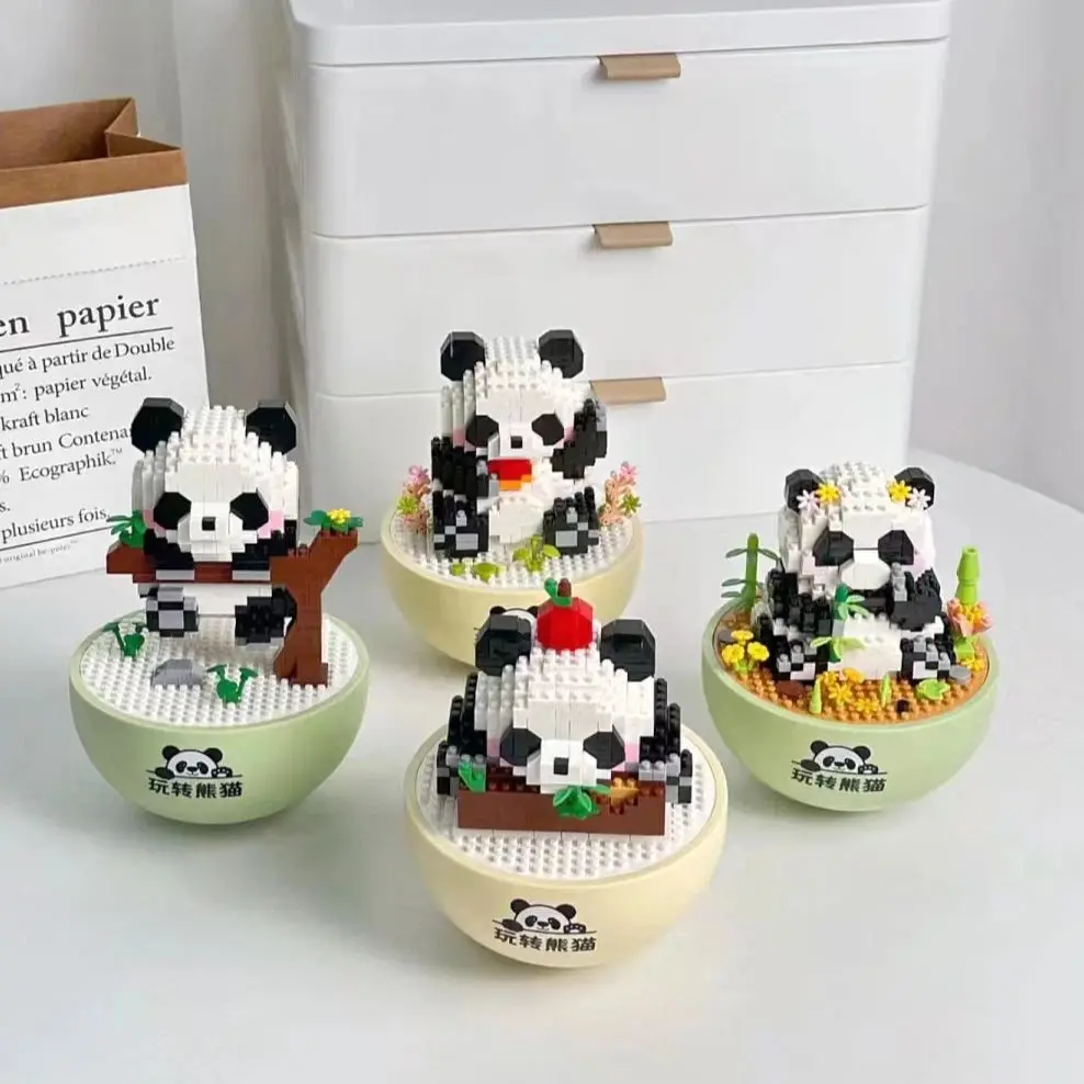 Tumbler-Panda-Building-blocks-Bricks-Mini-Micro-Blocks-Cute-Animal-Toys ...