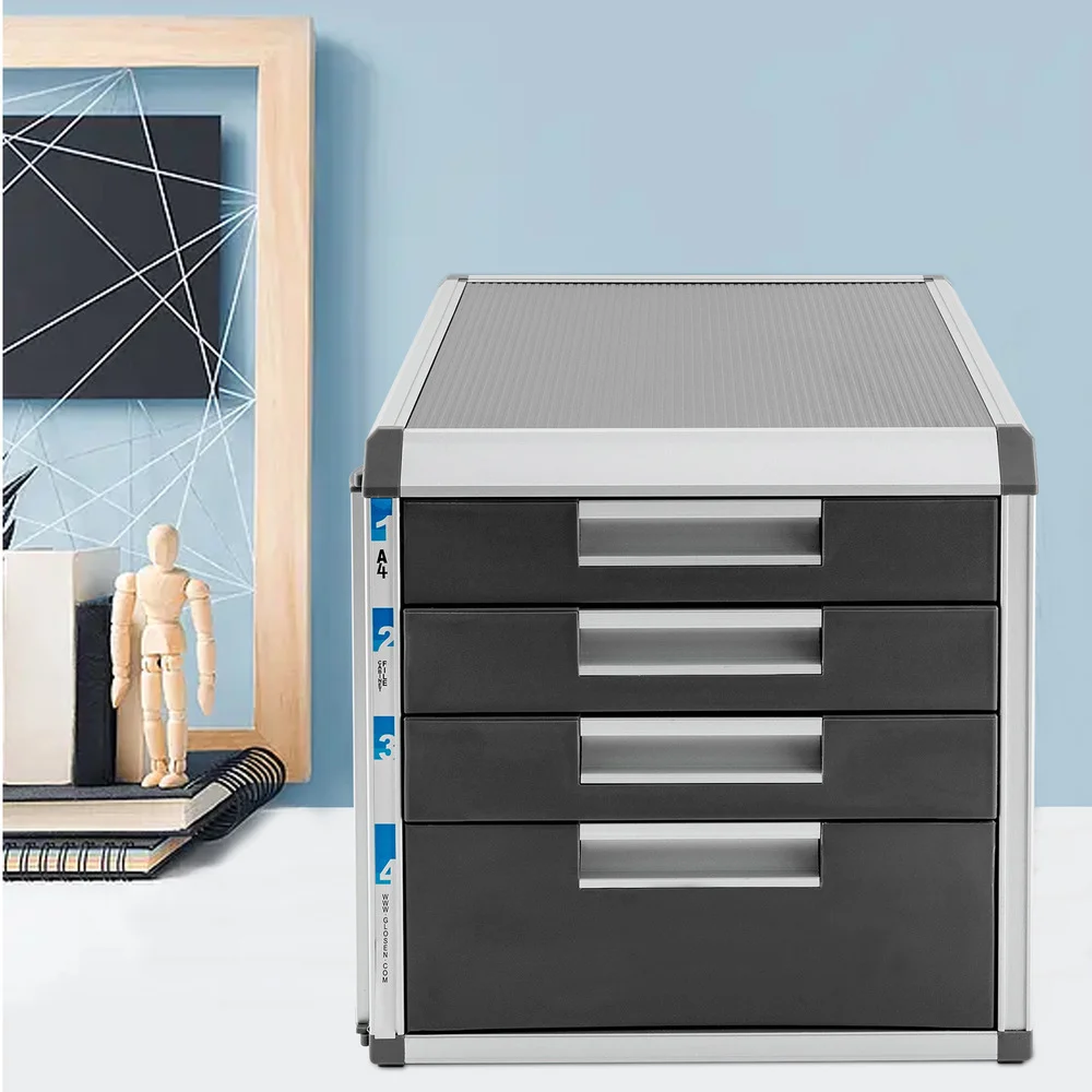 4-Drawer-Desktop-Organizer-Locking-Filing-Cabinet-Desktop-Drawer ...