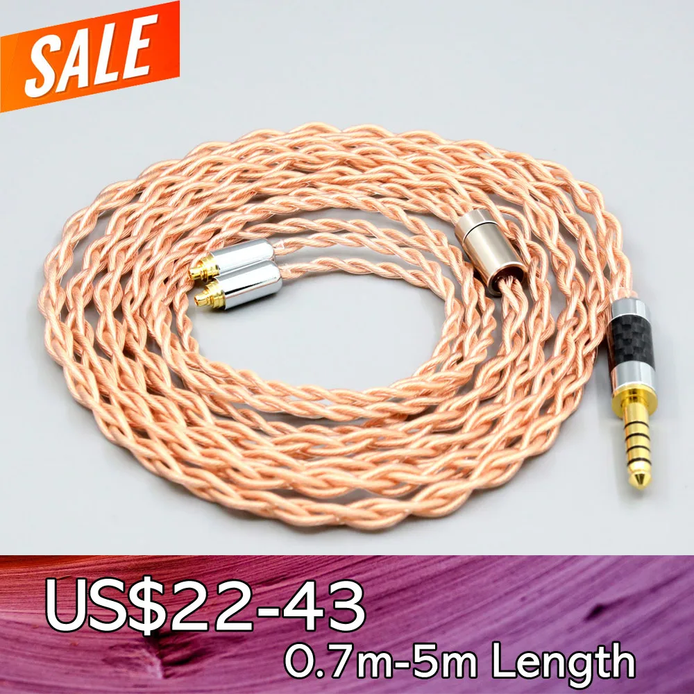 4-Core-1-7mm-Litz-HiFi-OFC-Earphone-Braided-Cable-For-MMCX-Sennheiser ...