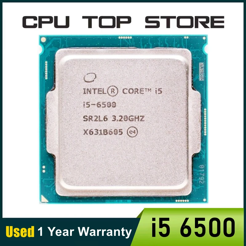 Used-Intel-Core-i5-6500-3-2GHz-Quad-Core-Quad-Thread-65W-6M-CPU ...