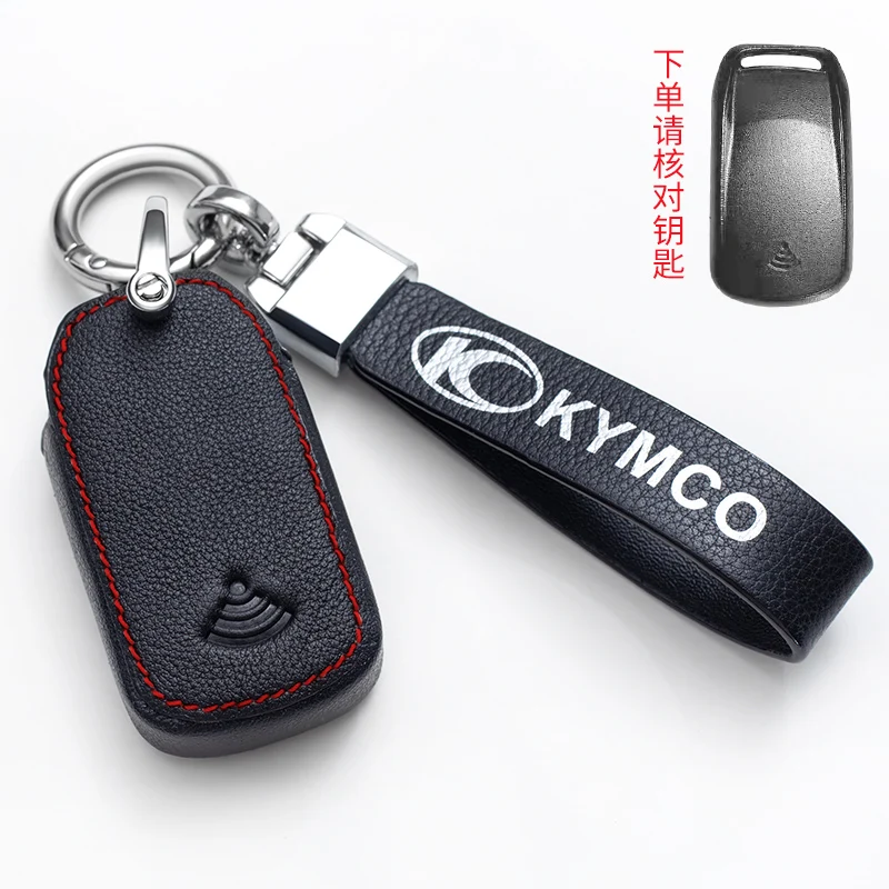 Leather-Key-Case-Cover-For-KYMCO-S350XCITING-People250-DTX360-KRV180 ...