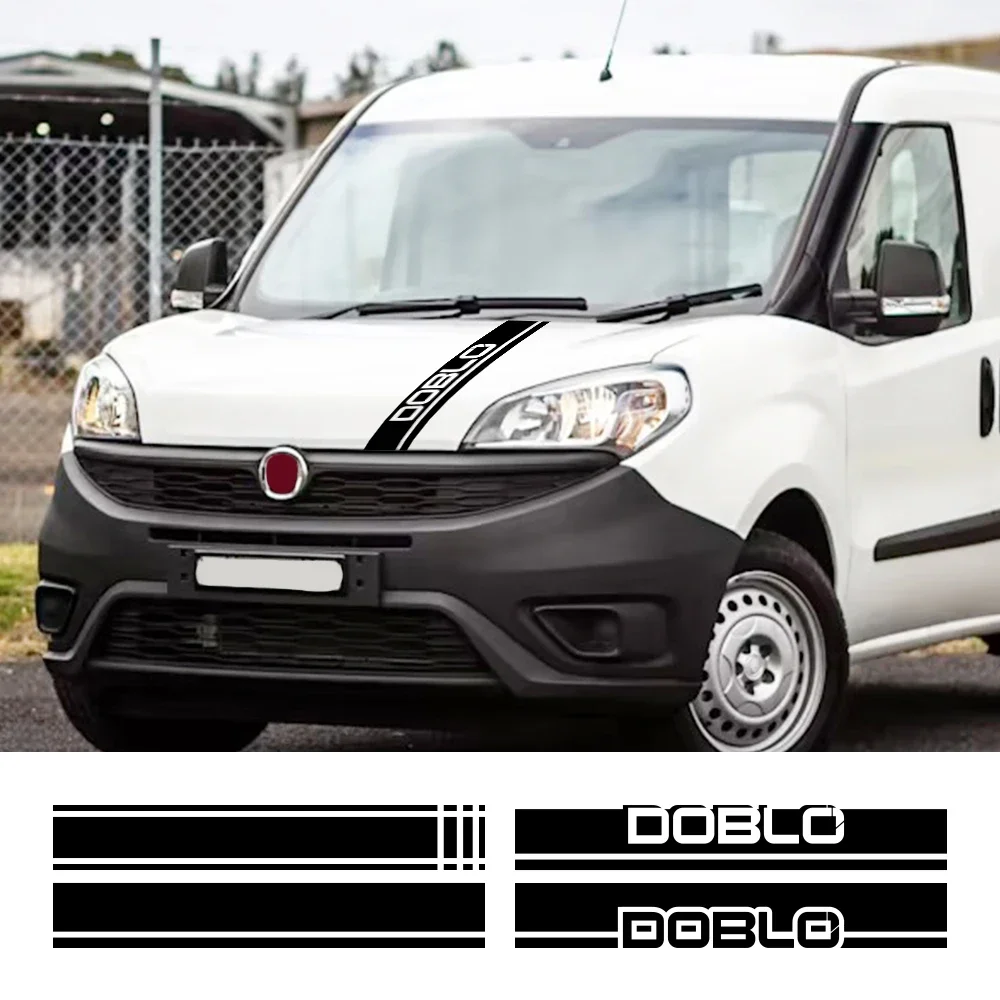 Car-Hood-Stickers-For-Fiat-Doblo-Maxi-Cargo-Panorama-Minivan-Van ...