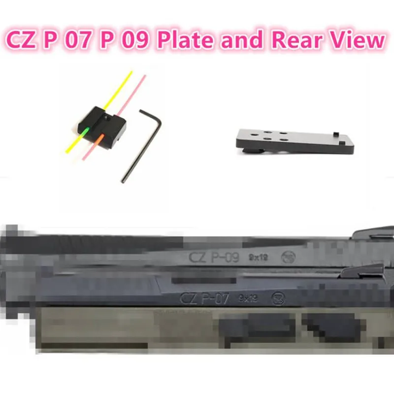 CZ-Metal-Optic-Red-Dot-Back-Vision-Mounting-Plate-For-CZ-P07-CZ-P09-P ...