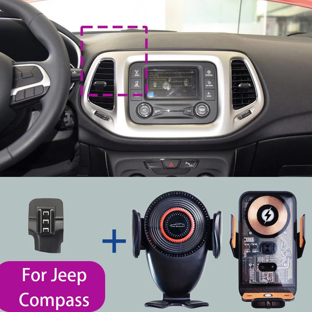 2018 jeep compass phone mount store