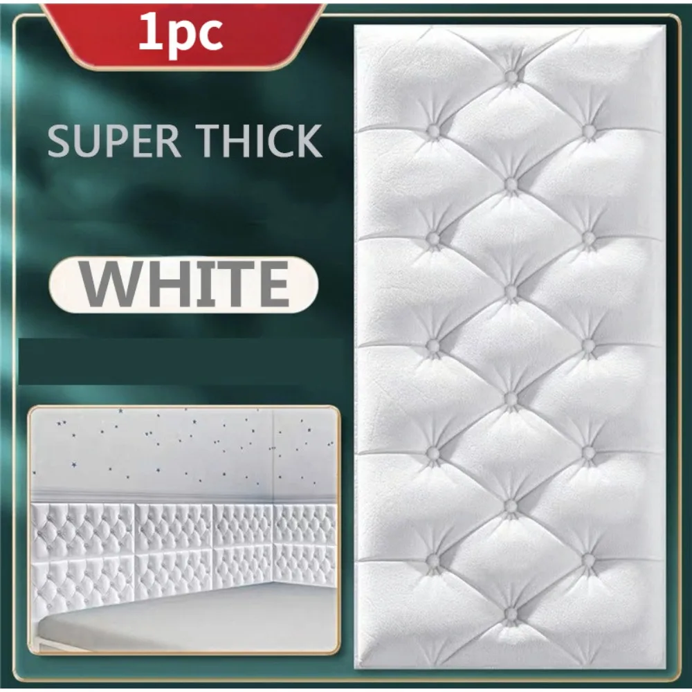 3D-Soft-Package-Bed-Sticker-Thickened-Anti-Collision-Self-Adhesive-Wall ...