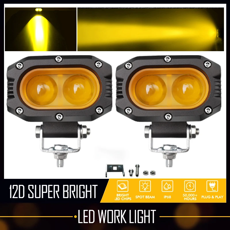 4inch Led Work Light Bar For 4x4 Off Road Truck Motorcycle Auxiliary ...