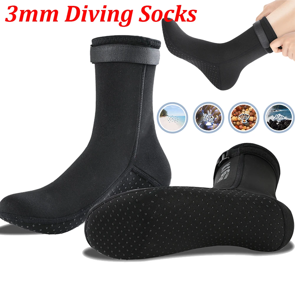 3mm-Diving-Socks-Neoprene-Beach-Water-Socks-Non-slip-Adult-Warm ...