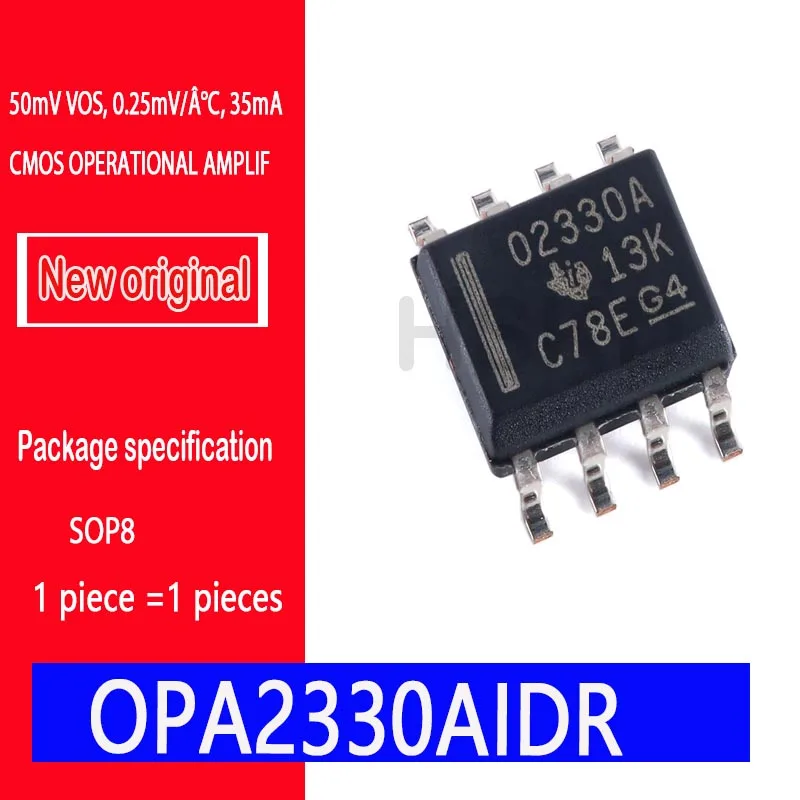OPA2330AIDR SOIC 8 Dual Precision Operational Amplifier Chip 50mV VOS ...