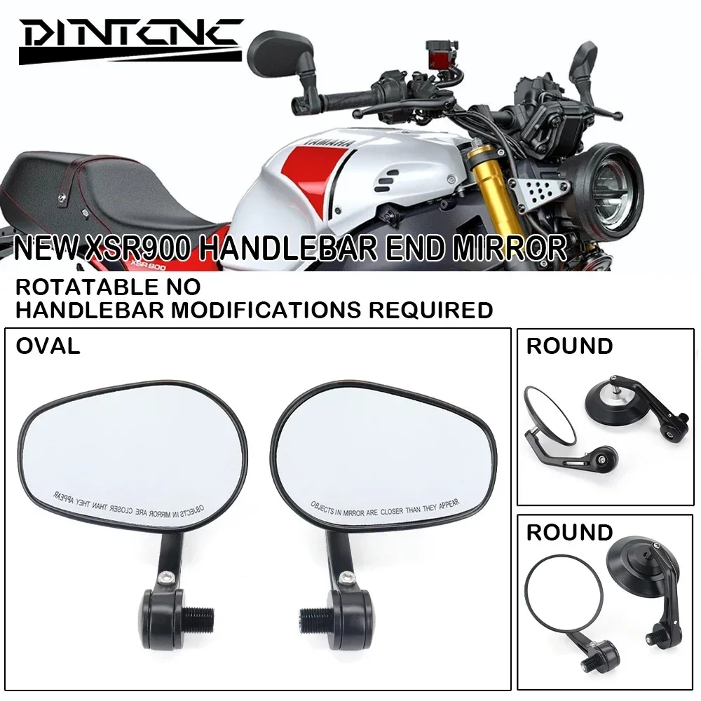 Handlebar-End-Mirror-For-YAMAHA-XSR900-2022-2024-Left-Right-Side-Oval ...