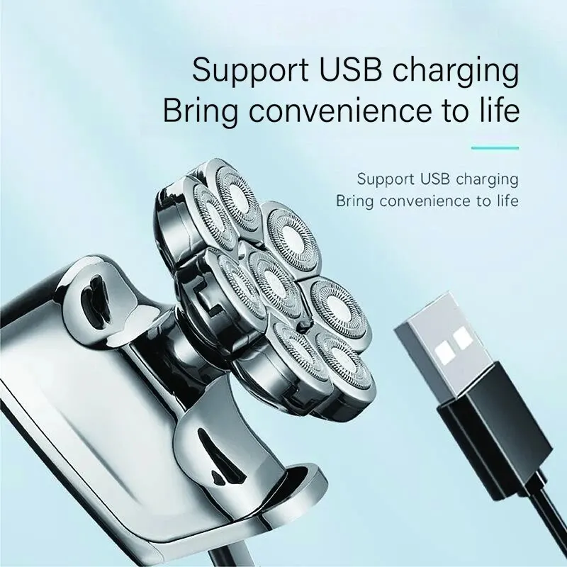 Kemei-Detachable-8D-Head-Shavers-Floating-Cutter-Head-Electric-Razor ...