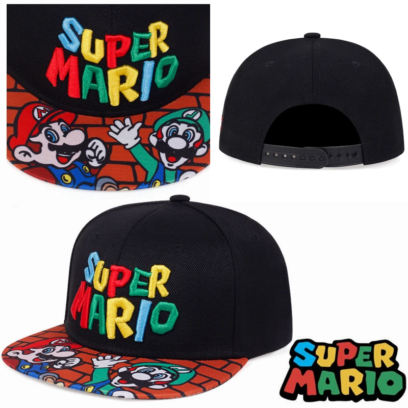 Game Super Mario Bros Luigi Cosplay Baseball cap Canvas Demo Plumber ...