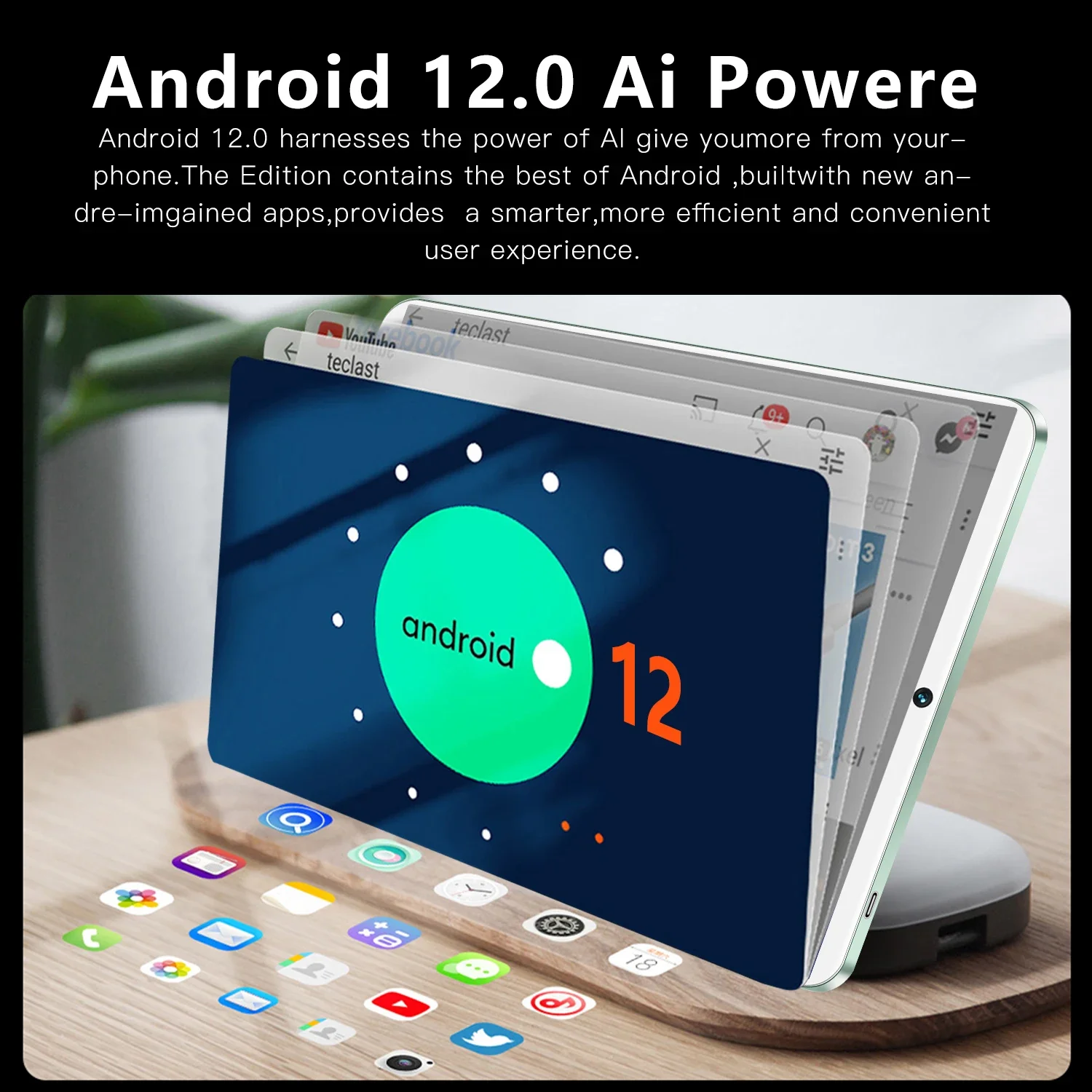 2023 New Global Version 11 Inch Tablets Android 12 Deca Core 16GB RAM ...