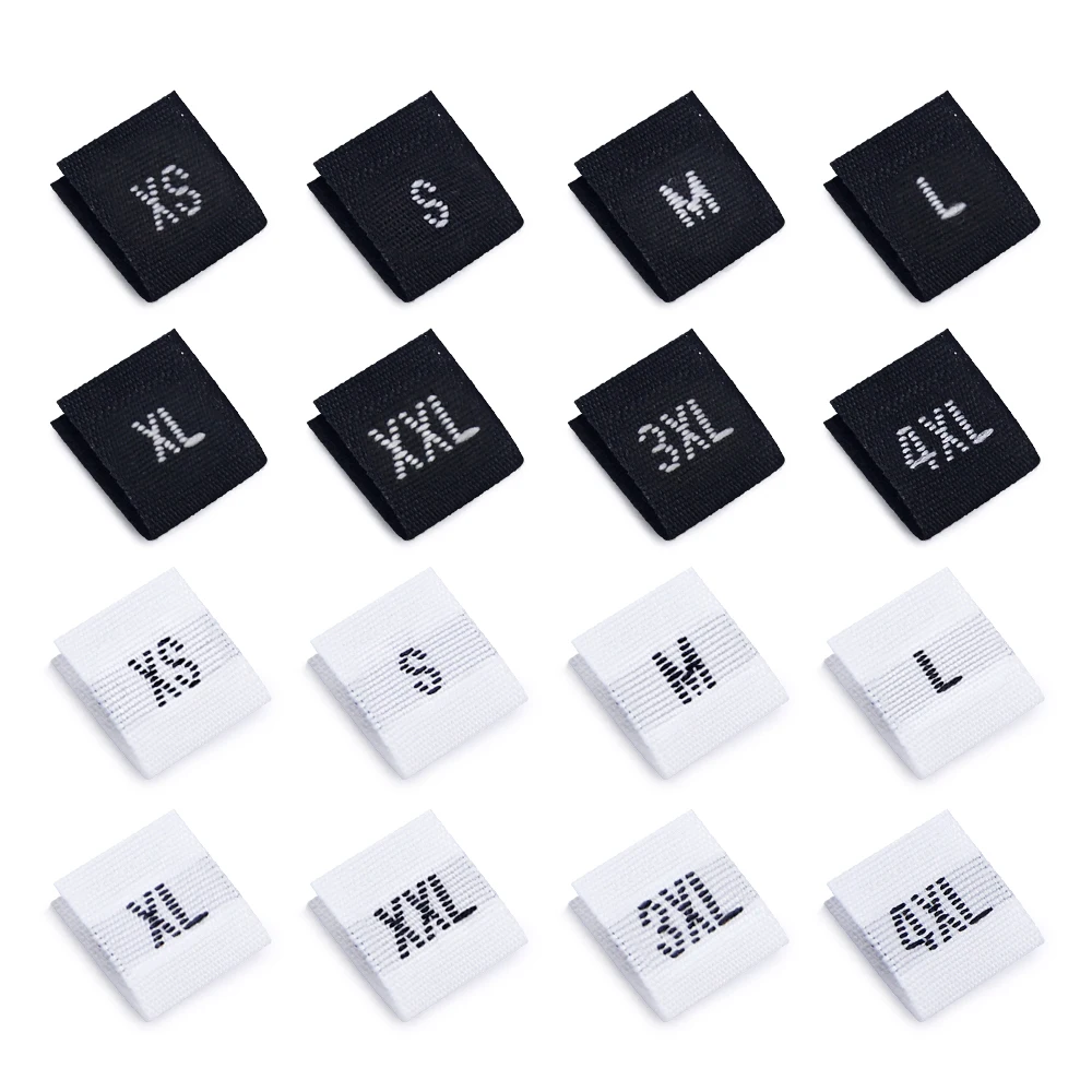 500pcs Clothing Size Labels Stock Size Number XS/S/M/L/XL/XXL/3XL/4XL ...
