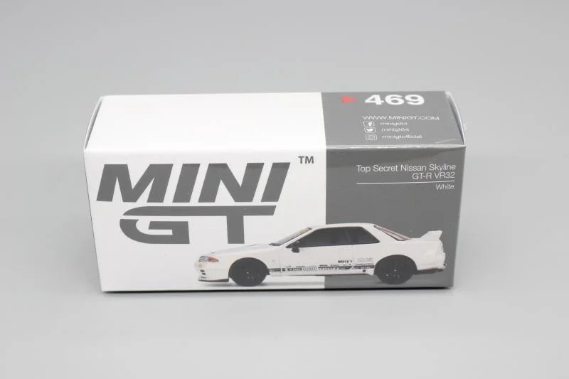 Mini-GT-White-RV-Sports-Car-Skyline-R32-modelo-de-coche-de-aleaci-n ...