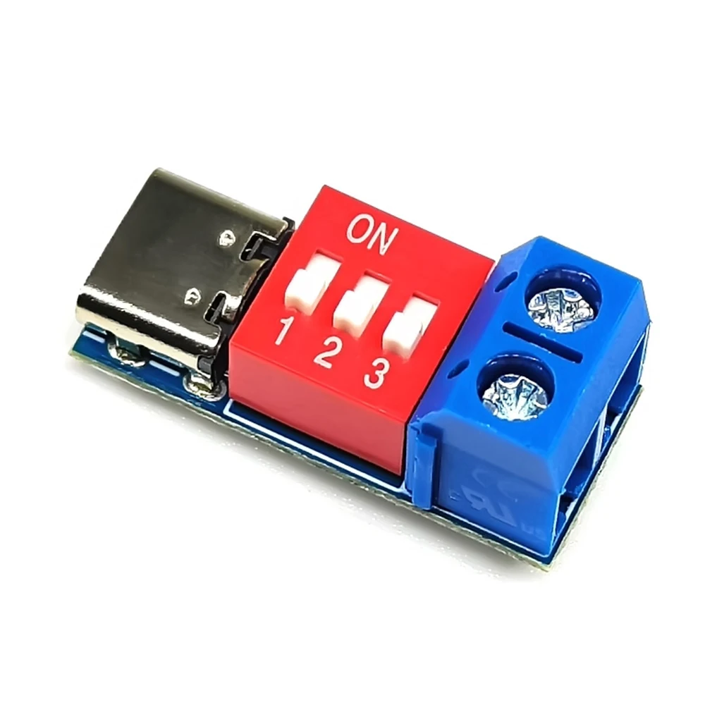USB-C-PD-Trigger-Board-Modulo-PD-QC-Decoy-Board-Ricarica-Veloce-USB ...