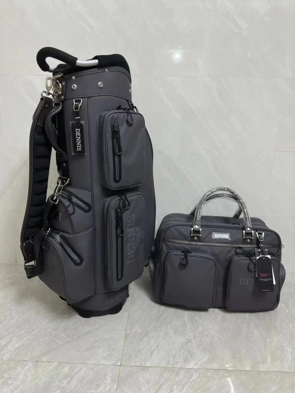 High-quality-grey-nylon-lightweight-golf-bag-men-s-and-women-s-standard ...