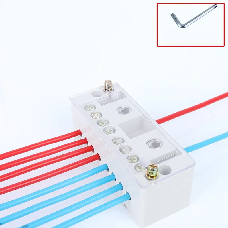 220V-Two-in-eight-out-Junction-Box-Splitter-Terminal-Block-Flame ...