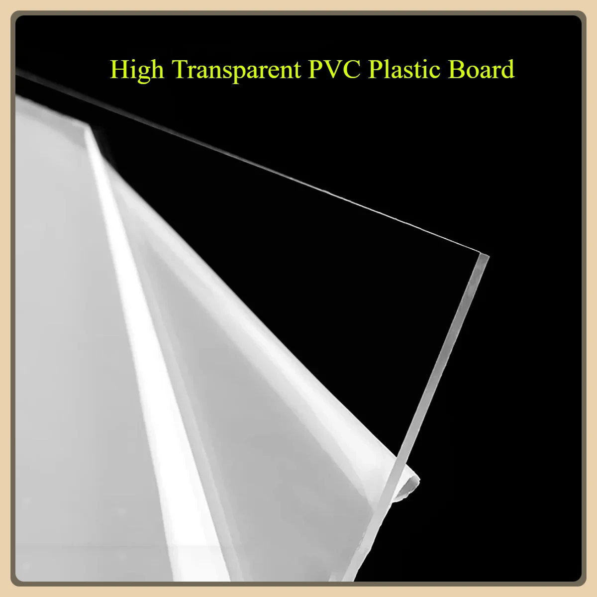 Thickness 1-30mm High Transparent PVC Plastic Board/PVC Roll Sheet ...