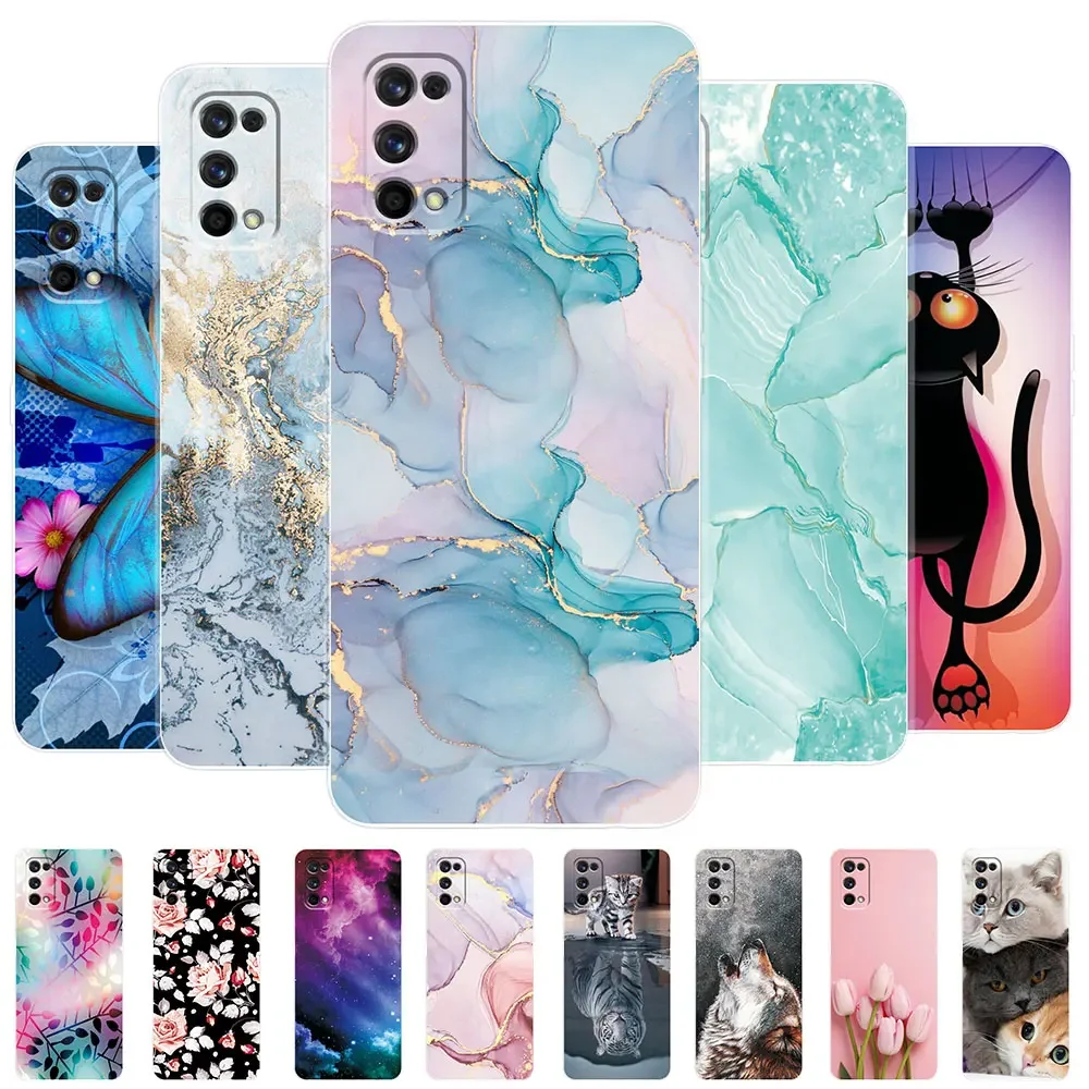 For Realme 7 Case Realme 7 Pro Fundas Cover TPU Silicone Protective ...