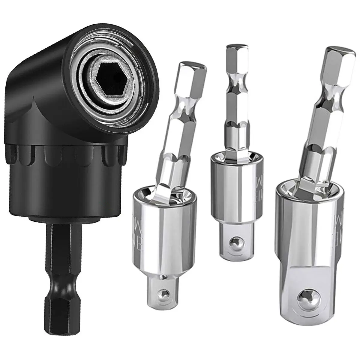 105-Degree-Angle-Screwdriver-Socket-Holder-Adapter-Adjustable-Drill-Bit ...