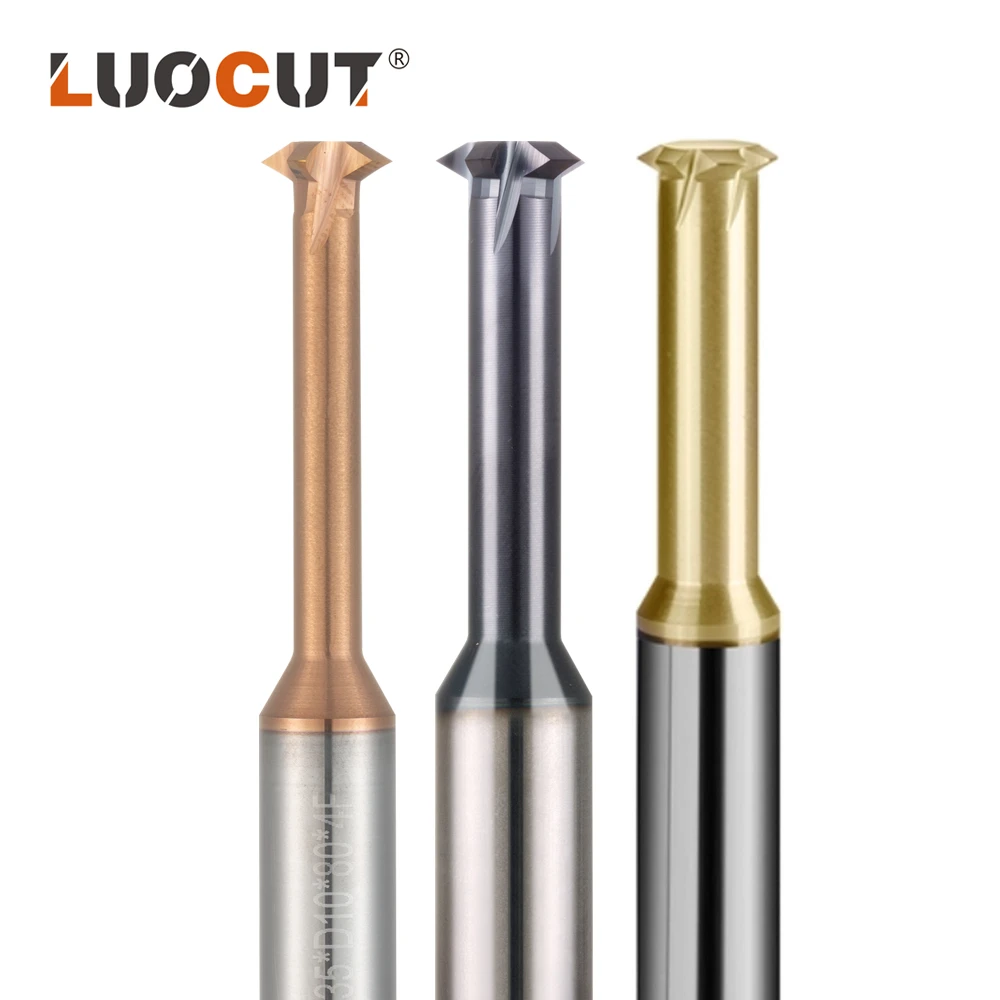 1pcs Cnc Hrc 60 Degree Carbide Single Tooth Thread Milling M1 M1.2 M1.4 ...