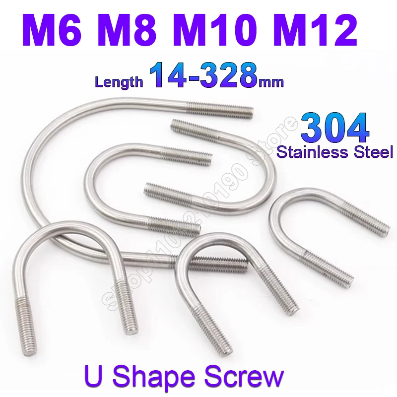 M6-M8-M10-M12-High-Quality-304-Stainless-Steel-U-Type-Shape-Hoop-Pipe ...