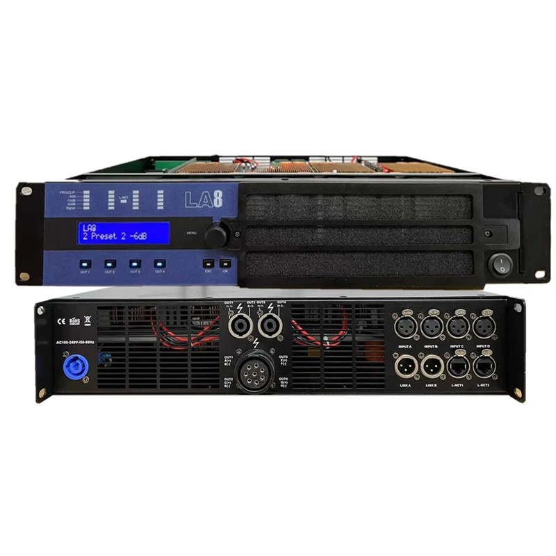 LA8-professional-audio-amplifier-digital-power-amplifier-with-DSP-DLSE ...
