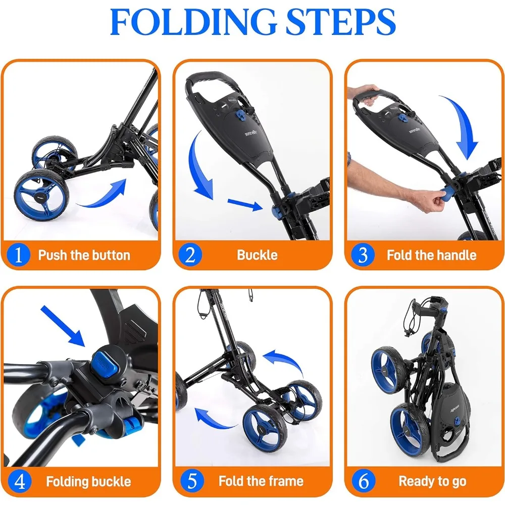 4 Wheel Golf Push Cart – Outdoor Gear & Equipment | The Mountain Exp