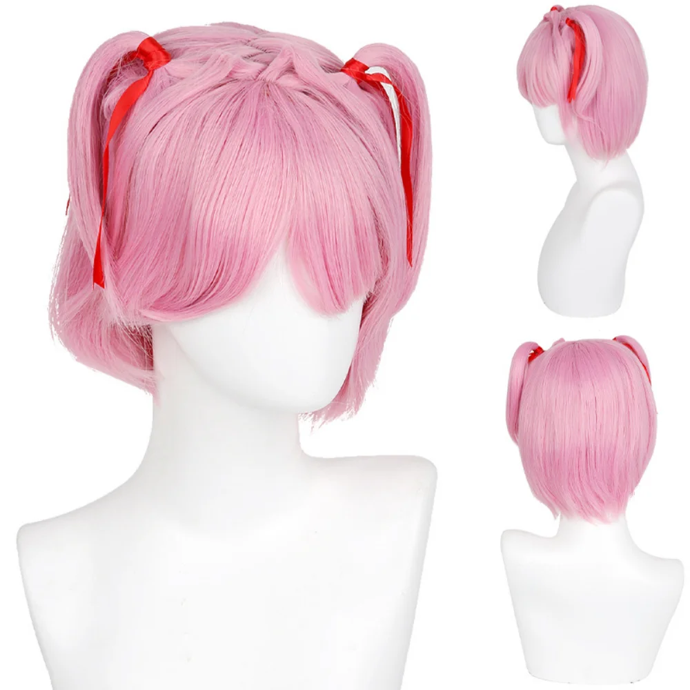 Gres natsuki peluca personalizada para niñas, pelucas de anime rosa ...