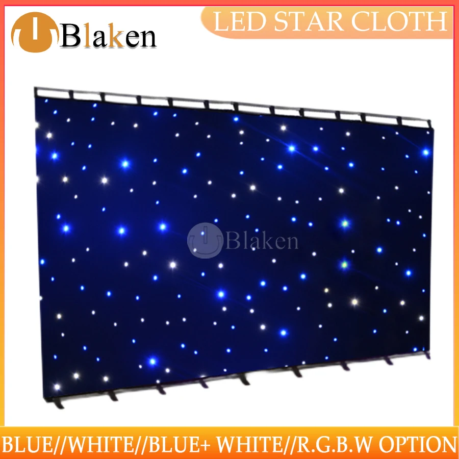 NEW-Blue-White-RGBW-Blue-White-Backdrop-LED-Star-Cloth-Starry-Sky ...