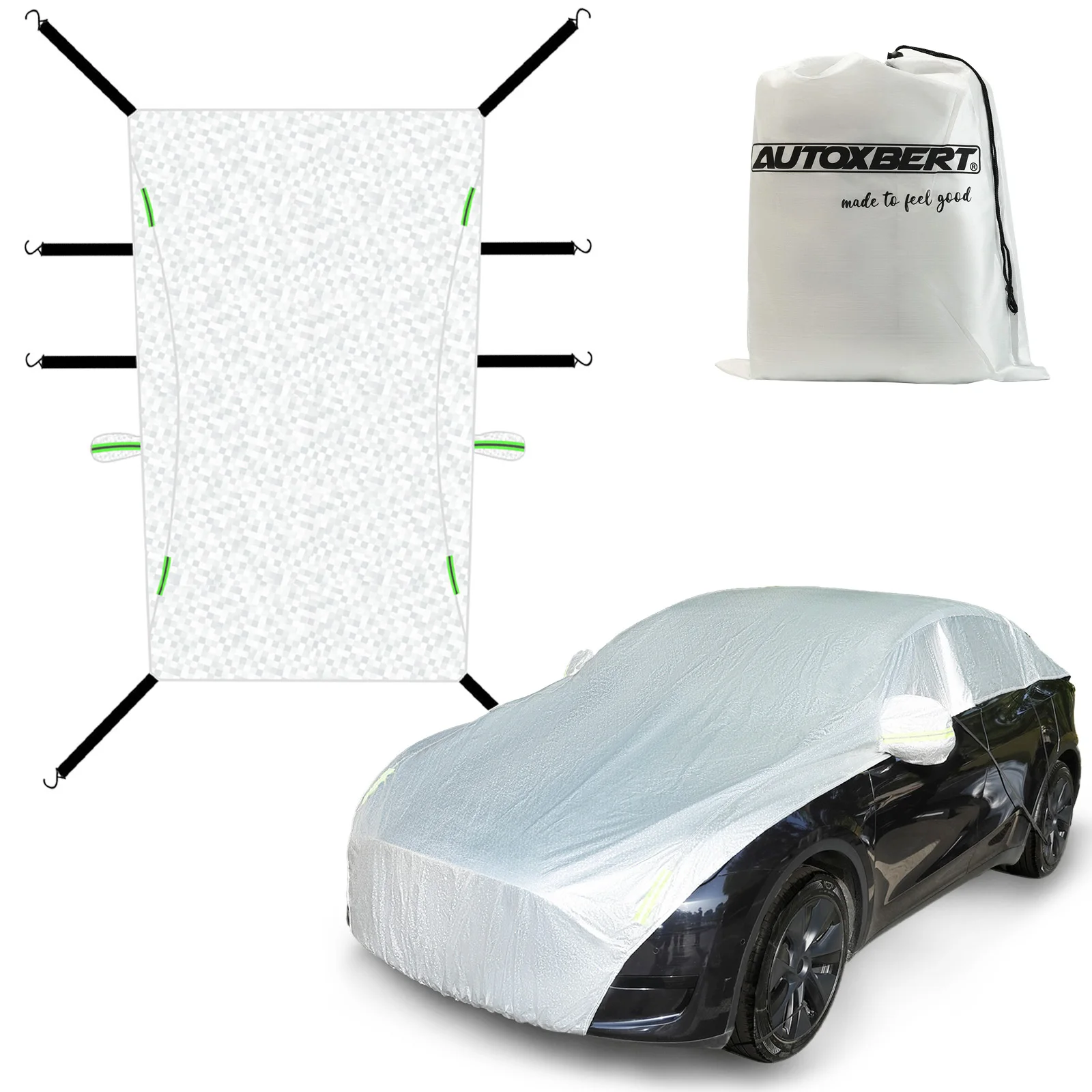 Universal Half Car Body Cover All Weather Half Car Cover Waterproof ...
