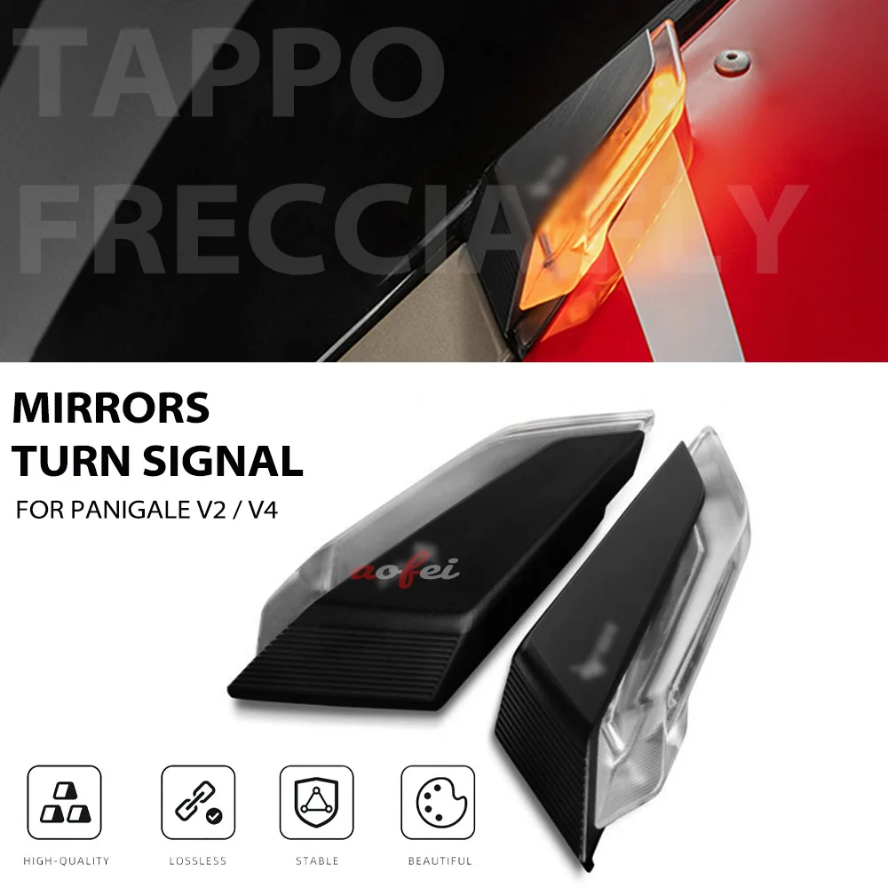 For-DUCATI-Panigale-V2-V4-S-R-2018-2023-LED-Invisible-Turn-Signal-Light ...