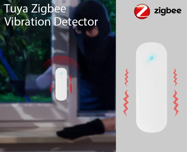 Tuya Zigbee Intelligens Rezgésérzékelő Otthoni Biztonsági Védelmi ...