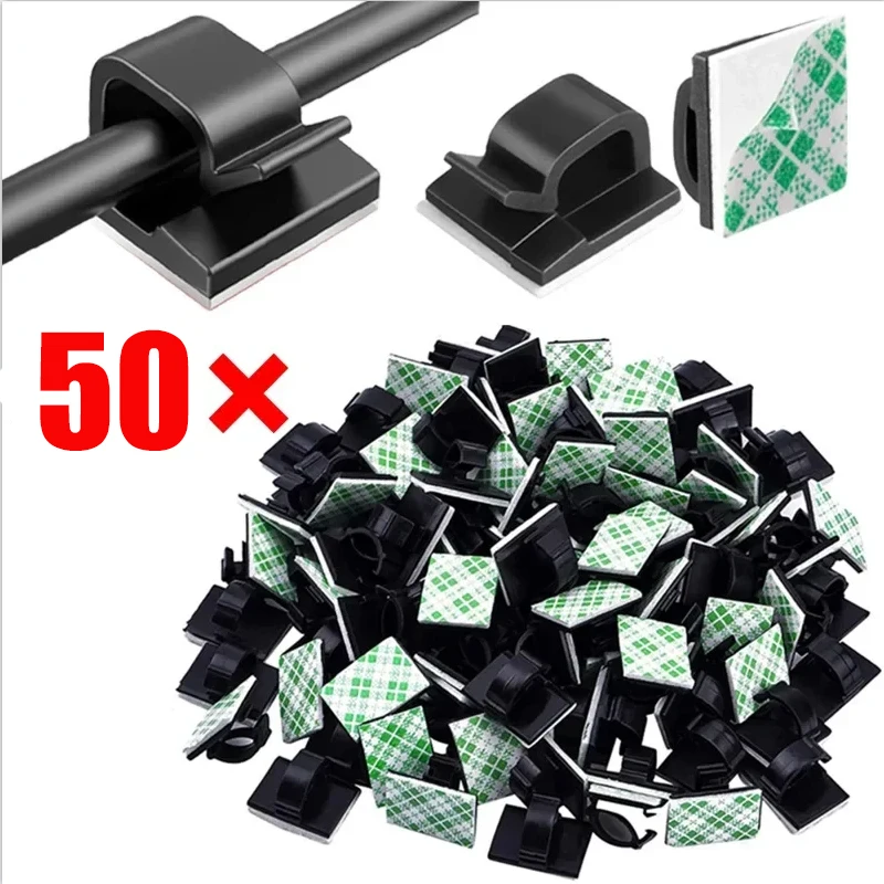 10/20/30/40Pcs Cable Organizer Clips for USB Charging Data Lines Bobbin ...
